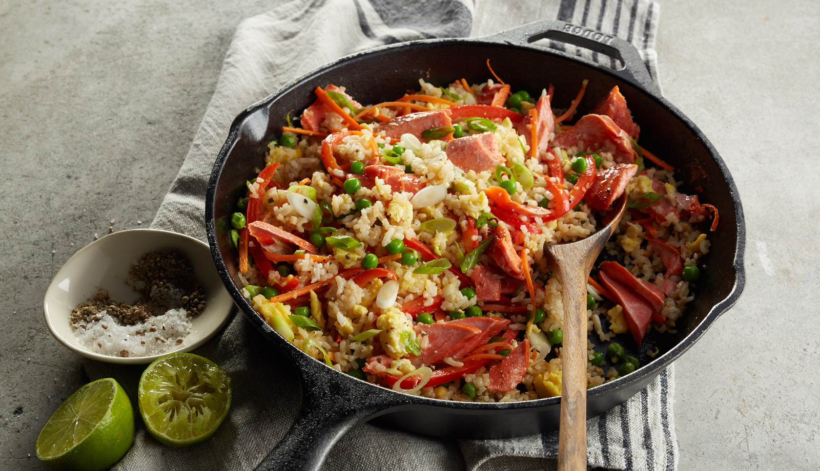 Alaska Salmon Fried Rice Recipe • Rouses Supermarkets